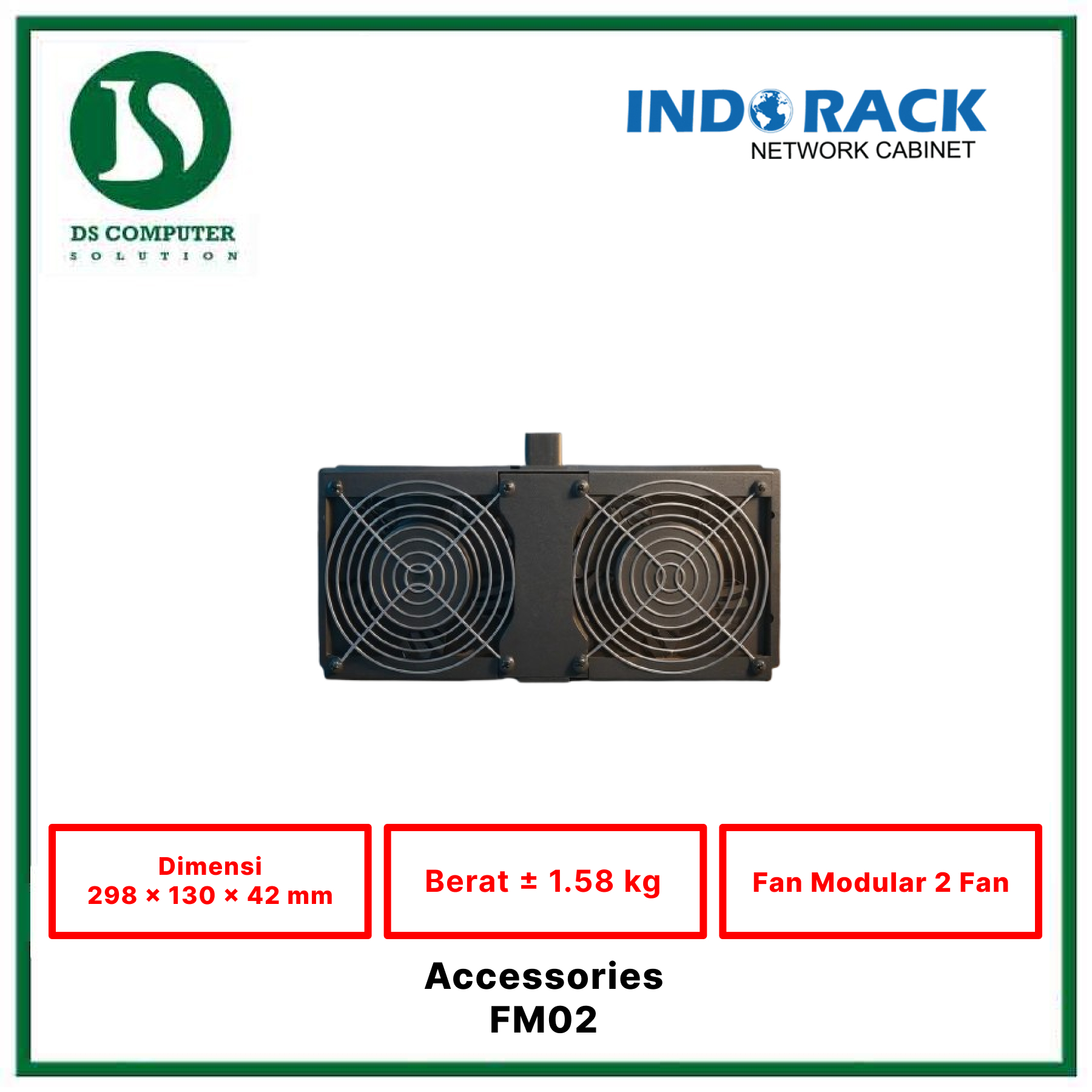 Bracket Modular with 2 Fan - FM02